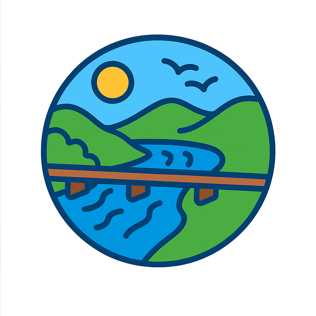 四万十川 Shimanto River – わかりやすい観光マップ Japan Sightseeing Map Kawaii Official