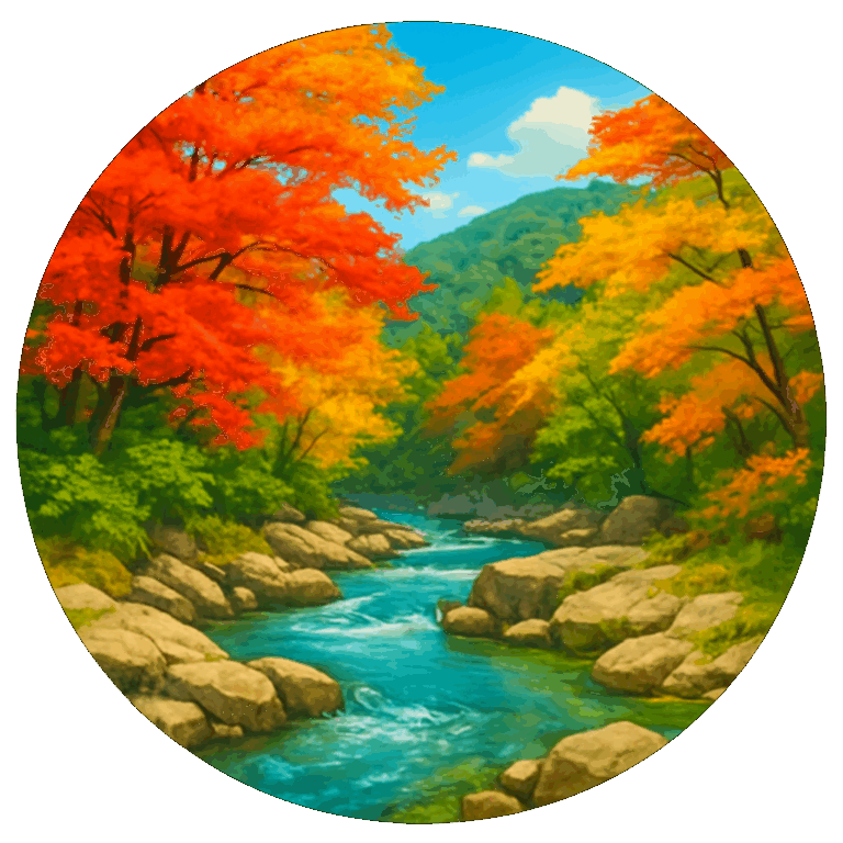 岡山自然 – わかりやすい観光マップ Japan Sightseeing Map Kawaii Official