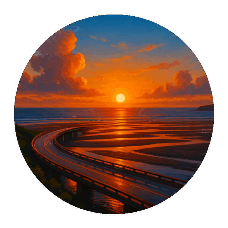 真玉海岸 Matama Coast – わかりやすい観光マップ Japan Sightseeing Map Kawaii Official