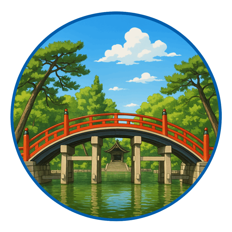 住吉大社 Sumiyoshi Taisha Shrine – わかりやすい観光マップ Japan Sightseeing Map Kawaii ...