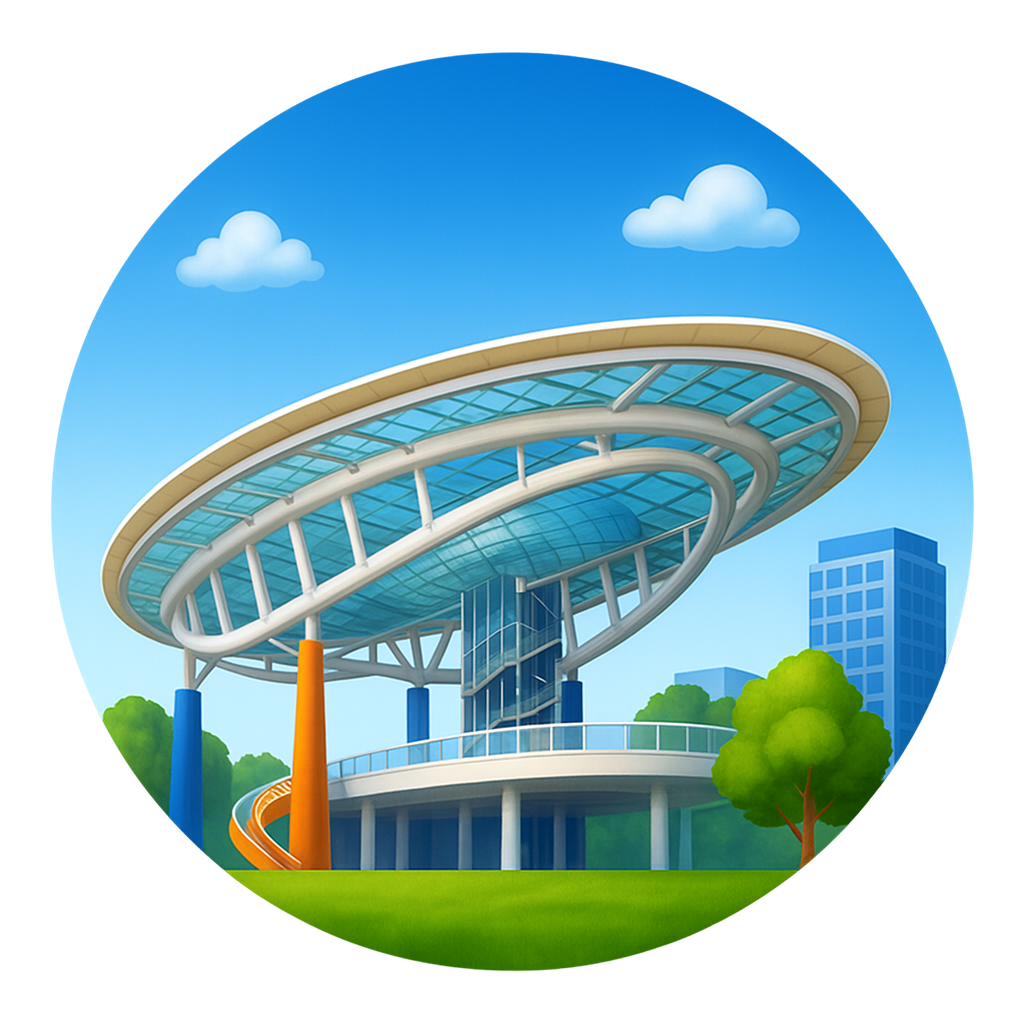 オアシス21 Oasis 21 – わかりやすい観光マップ Japan Sightseeing Map Kawaii Official