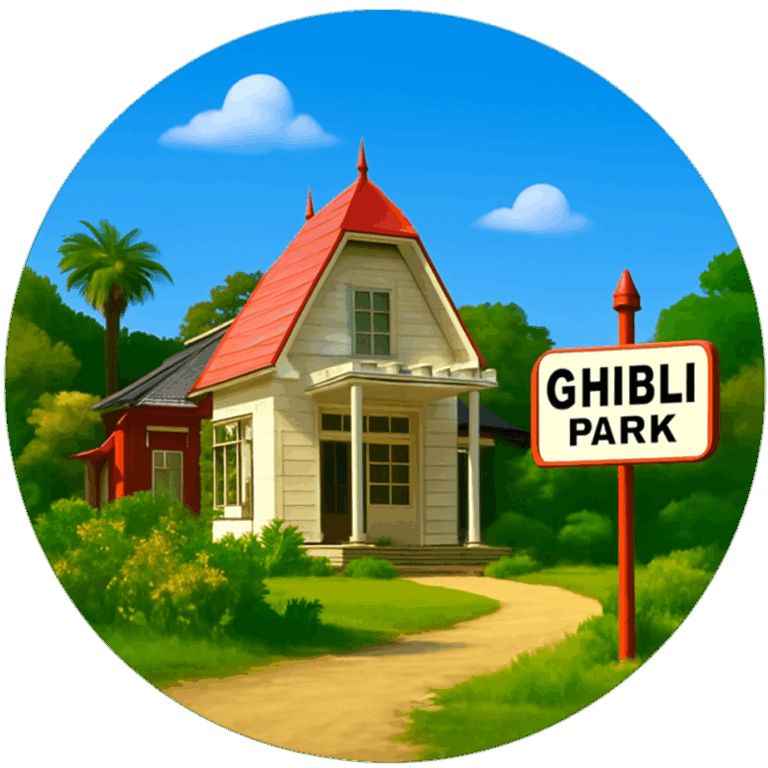 ジブリパーク Ghibli Park – わかりやすい観光マップ Japan Sightseeing Map Kawaii Official
