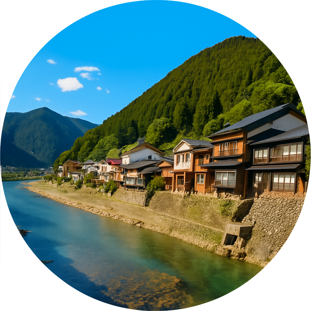 郡上八幡 Gujo Hachiman – わかりやすい観光マップ Japan Sightseeing Map Kawaii Official