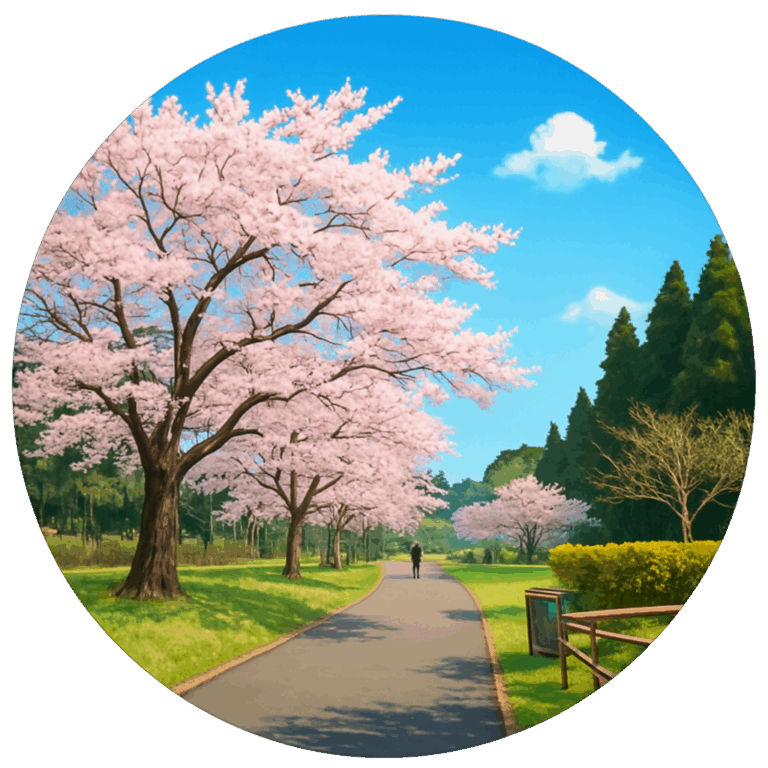 昭和の森公園 Showa no Mori Park – わかりやすい観光マップ Japan Sightseeing Map Kawaii ...