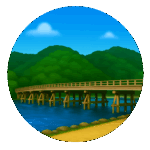 嵐山 Arashiyama – わかりやすい観光マップ Japan Sightseeing Map Kawaii Official