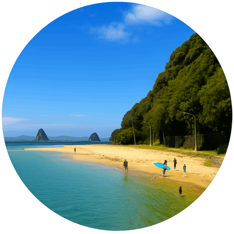 鹿島海水浴場（愛媛県）Kashima beach Ehime – わかりやすい観光マップ Japan Sightseeing Map ...