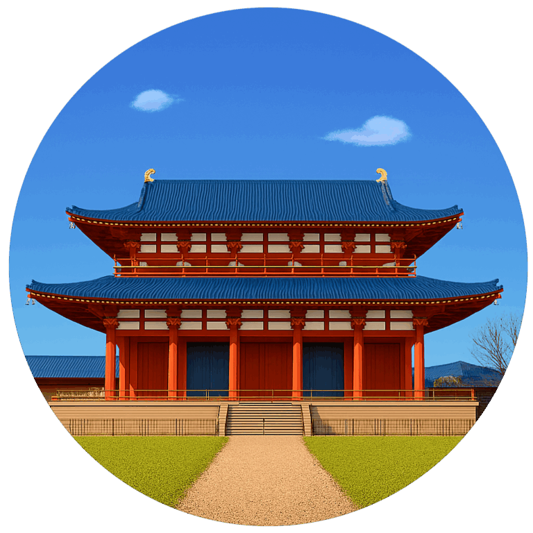 平城宮跡歴史公園 Heijo-kyo seki – わかりやすい観光マップ Japan Sightseeing Map Kawaii Official