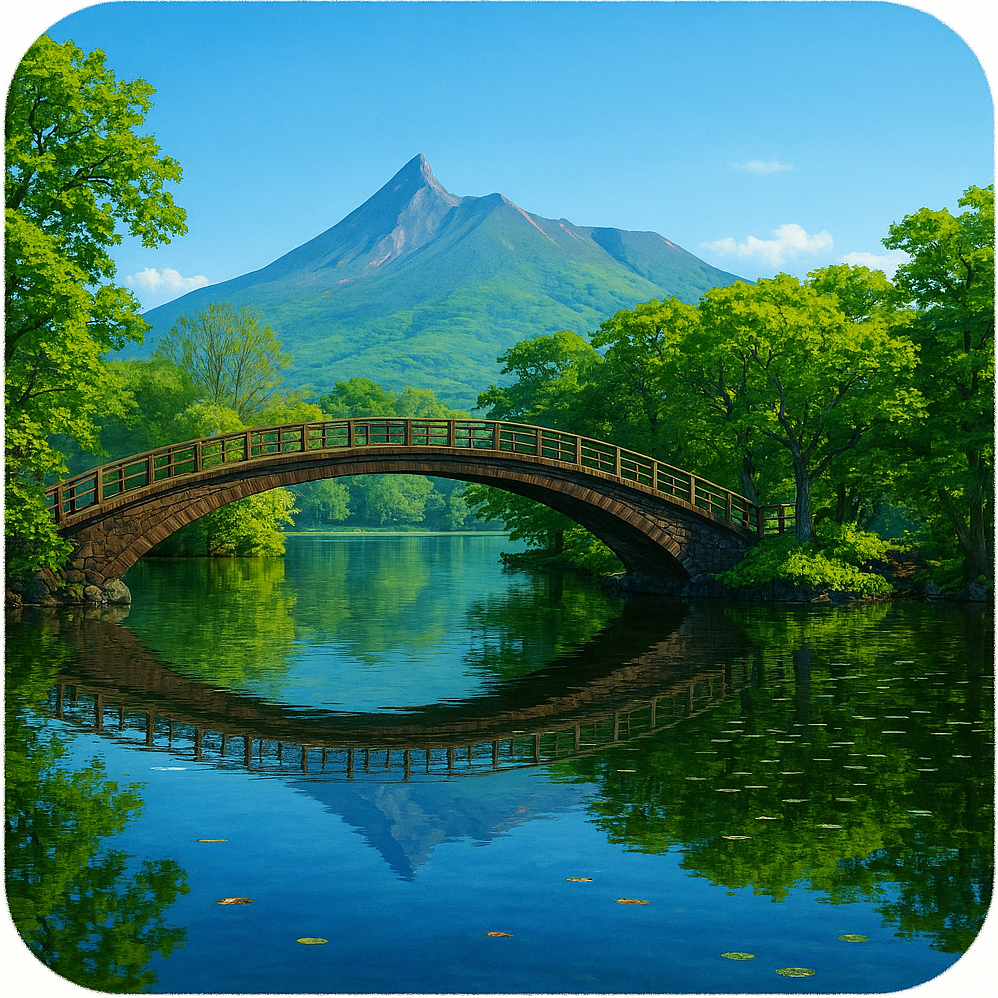 大沼公園 Onuma Park – わかりやすい観光マップ Japan Sightseeing Map Kawaii Official